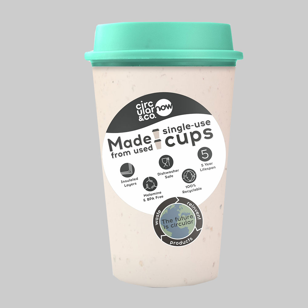 Circular&Co Now Resuable Cup 12oz / 340ml Mint