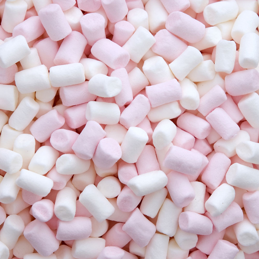 Pink & White Micro Marshmallows (200g)